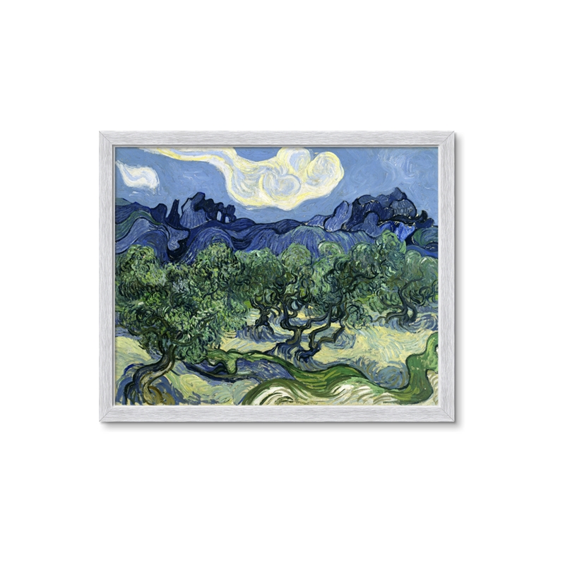 nextART. Vincent Van Gogh's Olive Trees With the Alpilles (1889)